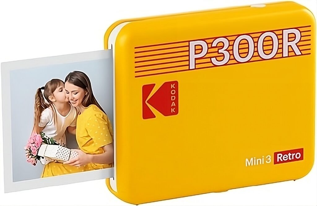 KODAK Mini 3 Retro (P300R) | Impresora Fotográfica Portátil
